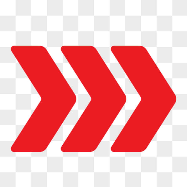 Download Red and White Arrow Symbol for Navigation PNGs Online ...