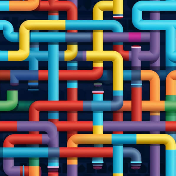 Download Vibrant Abstract Pipes Pattern Patterns Online - Creative Fabrica