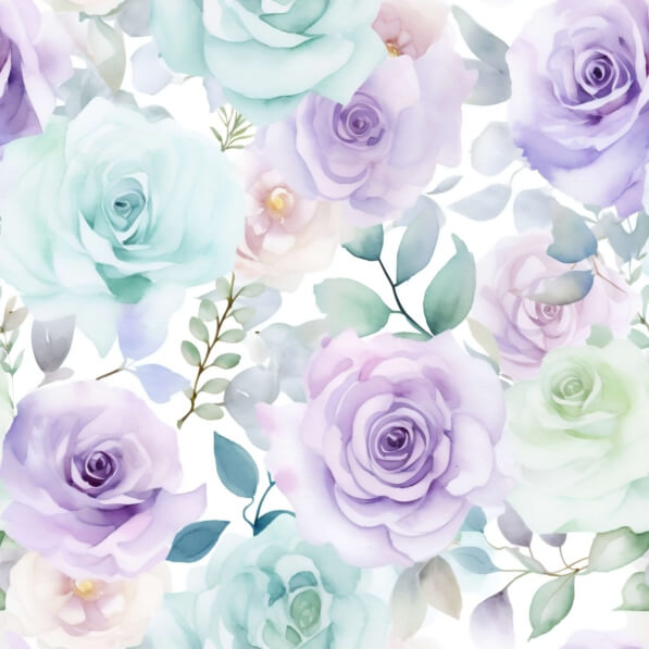 Download Seamless Purple and Lavender Rose Pattern Patterns Online ...