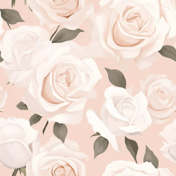 Download Seamless White Rose Pattern on Pink Background Patterns Online ...