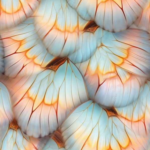 Download Seamless Blue and Orange Butterfly Wing Pattern Patterns ...