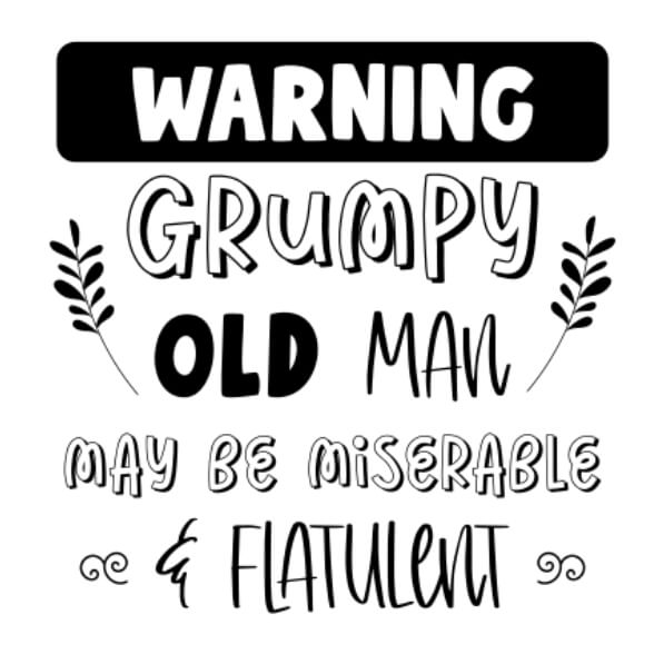 Download Grumpy Old Man Vector Illustration Quotes Online Creative Fabrica