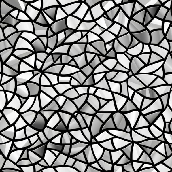 Download Black and White Stained Glass Abstract Background Pattern ...