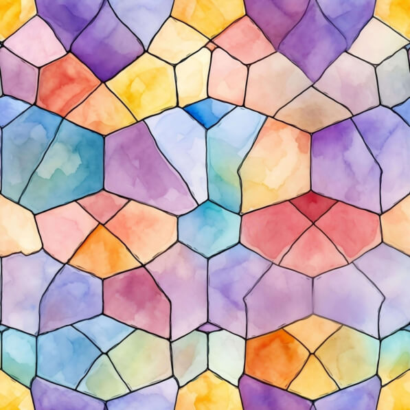 Download Watercolor Stained Glass Pattern Patterns Online - Creative ...