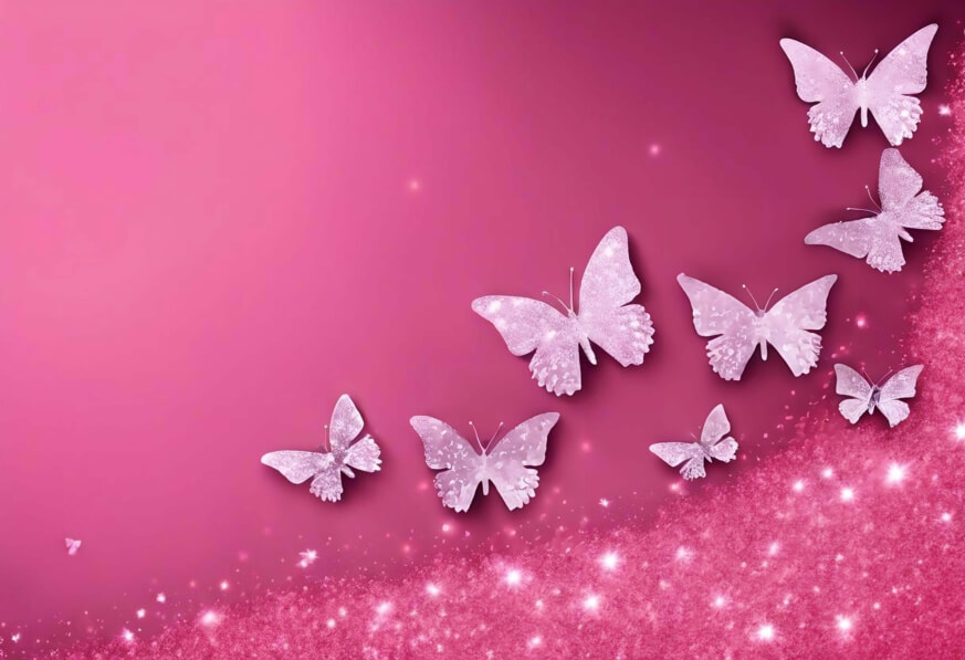 Scarica Sfondo Farfalle Rosa Sfondi Online - Creative Fabrica