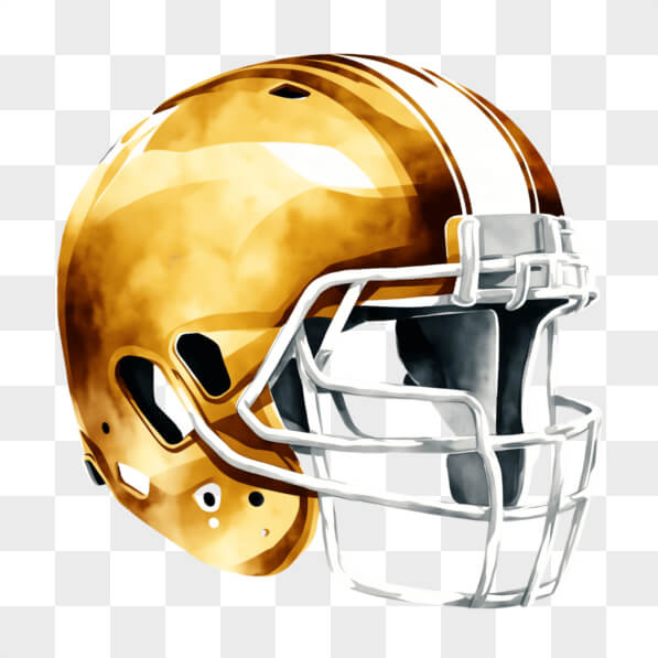 Download Gold Football Helmet on Black Background PNGs Online ...
