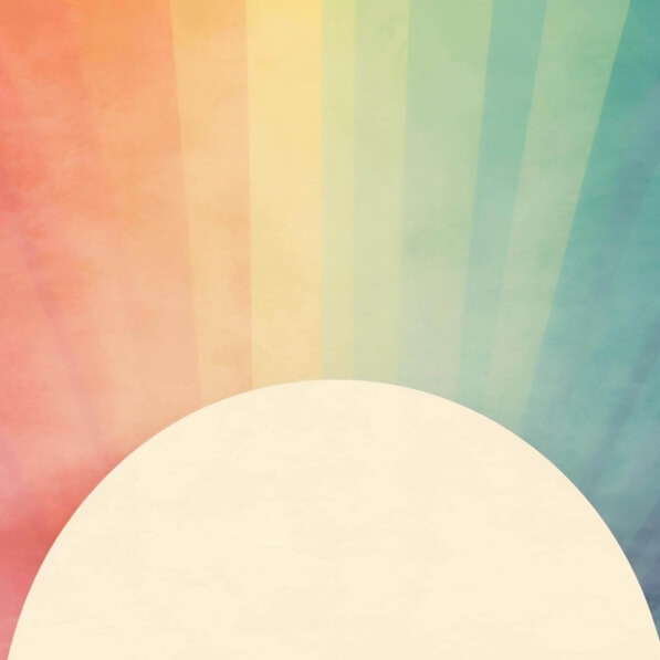 Download Rainbow-colored Background with Sun and Empty Space ...