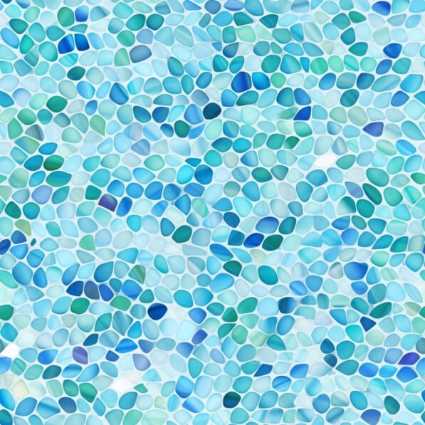 Download Blue And Green Mosaic Tiled Pattern For Interior Design