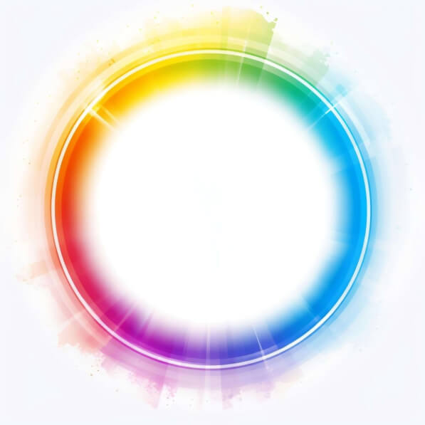 Download Colorful Rainbow Circle Frame Abstract Background Backgrounds ...