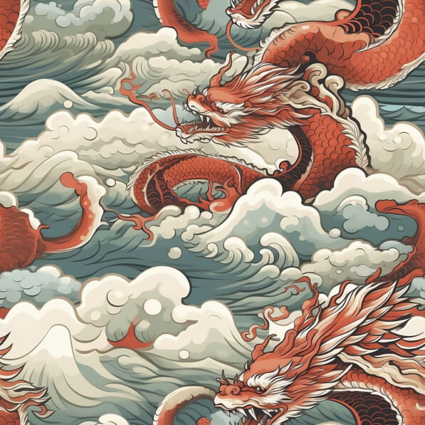 Download Traditional Chinese Dragon Seamless Pattern Patterns Online ...