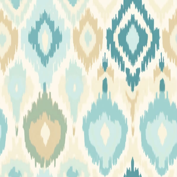 Download Blue and Beige Ikat Wallpaper with Geometric Pattern Patterns ...