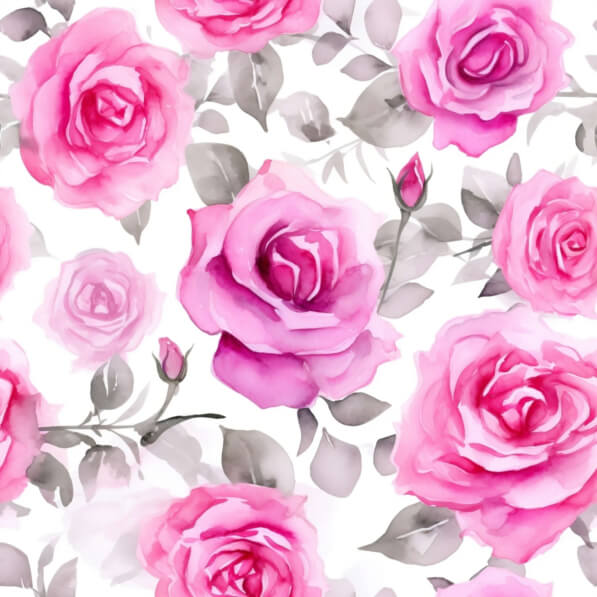 Download Pink Rose Seamless Pattern on White Background Patterns Online ...