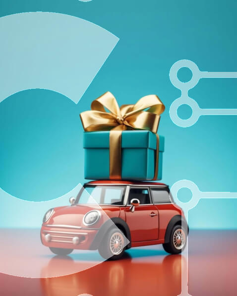Special Gift Concept: Toy Car with Open Gift Box stock photo | Creative ...