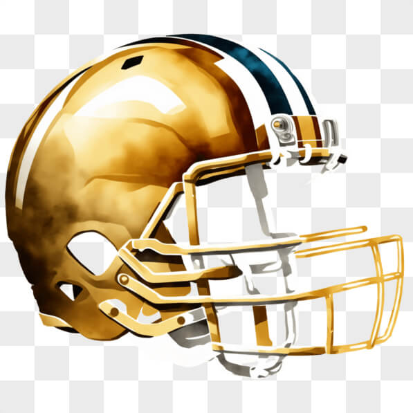 Download Gold-colored Football Helmet PNGs Online - Creative Fabrica
