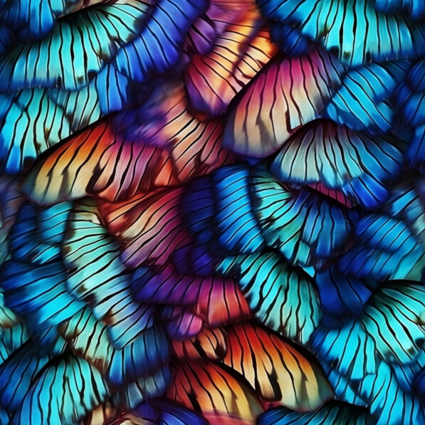 Download Colorful Butterfly Wing Seamless Pattern Patterns Online ...