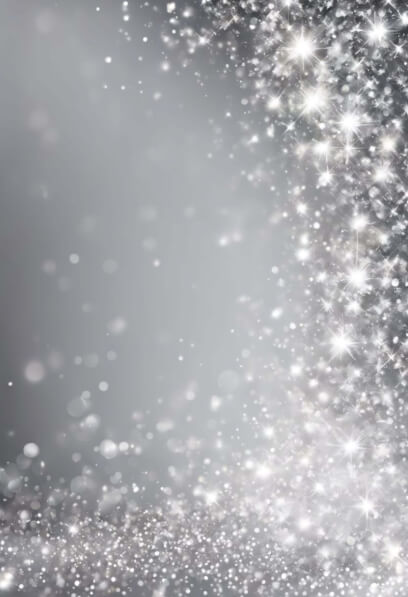 Download Elegant Silver Background with Glittering Stars and Sparkles ...