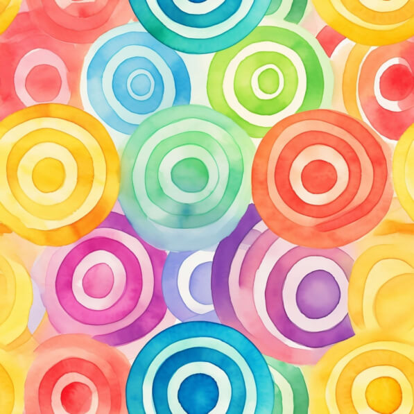 Download Colorful Circle Seamless Pattern Background Patterns Online ...