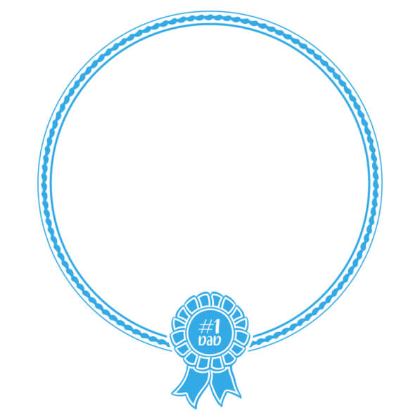 Download Blue Frame with Ribbon - First Place Award Vector Illustration ...