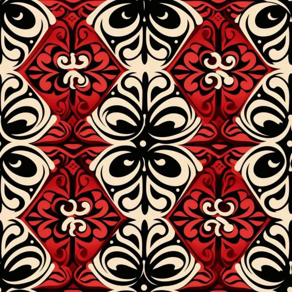 Download Red and Black Floral Seamless Pattern Patterns Online ...