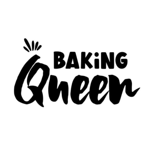 Download Black and White Baking Queen Logo Quotes Online - Creative Fabrica