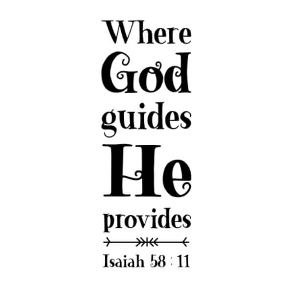 Download Where God Guides, He Provides - Isaiah 8:11 Quotes Online ...