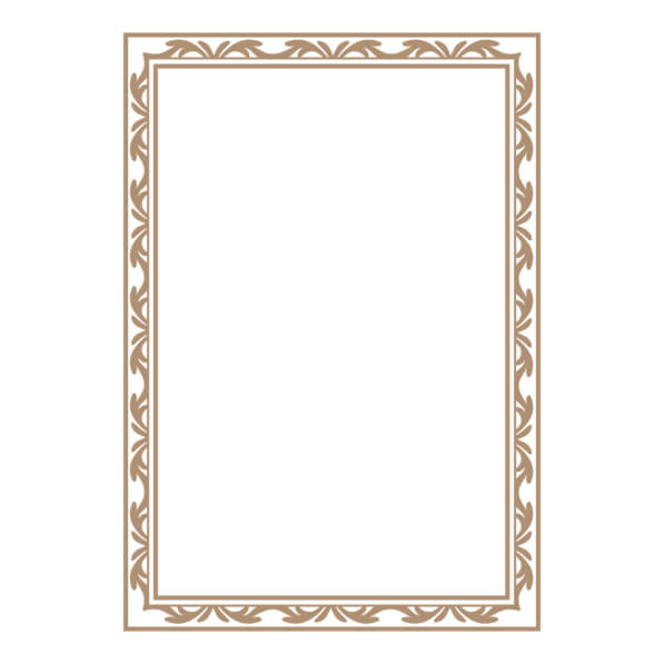 Download Ornate Brown Decorative Frame Frames Online - Creative Fabrica