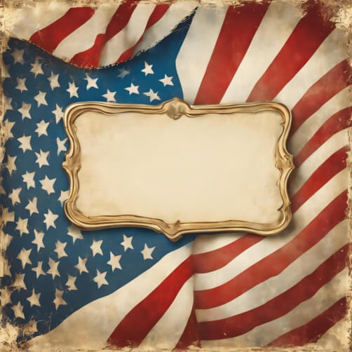 Download American Flag Grunge Background with Vintage Frame Backgrounds ...