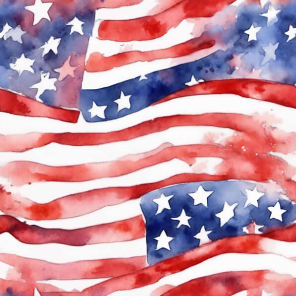 Download American Flag Watercolor Painting for 4th of July and ...