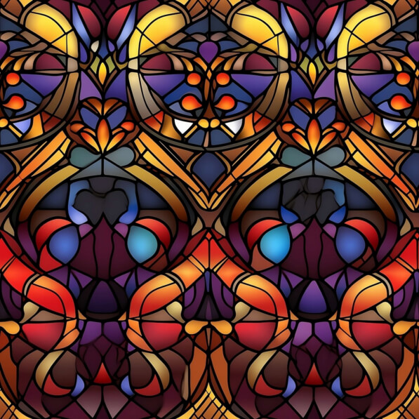 Download Colorful Stained Glass Pattern for Decorative Purposes ...