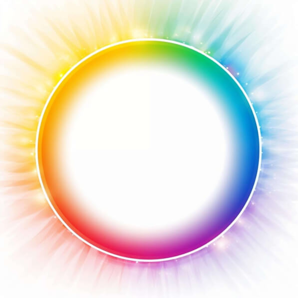 Download Colorful Rainbow Frame with Rays of Light Backgrounds Online ...