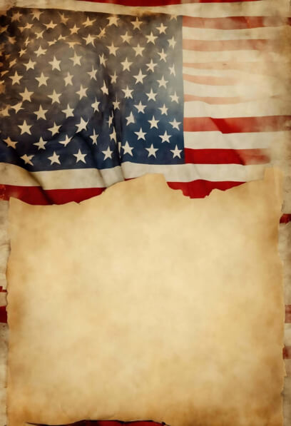Download American Flag and Torn Paper Background for Patriotic Events ...