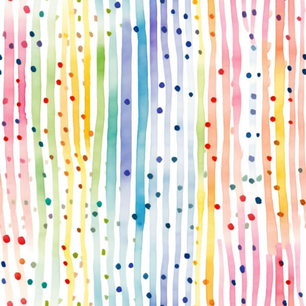 Download Colorful Watercolor Pattern with Dots and Stripes Patterns ...