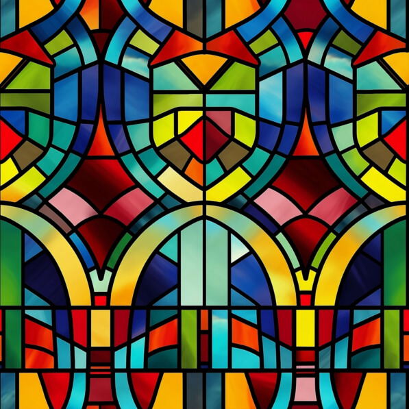 Download Colorful Stained Glass Pattern for Decoration and Inspiration ...