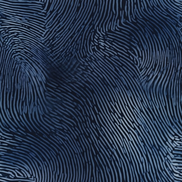 Download Dark Blue Fabric with Black and White Fingerprints Pattern ...