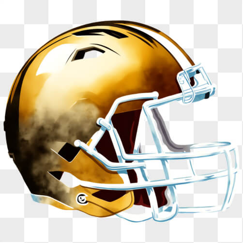Gold Football Helmet PNG - Download Free & Premium Transparent Gold ...