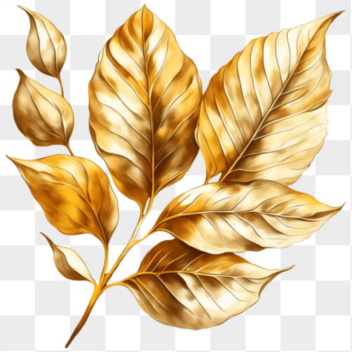Gold Leaf PNG - Download Free & Premium Transparent Gold Leaf PNG Images Online - Creative Fabrica