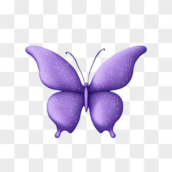 Download Elegant Purple Glitter Butterfly for Home and Office Decor PNG ...