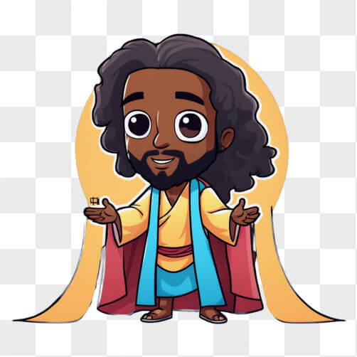 Black Jesus Cartoon Images - Free Download on Creative Fabrica