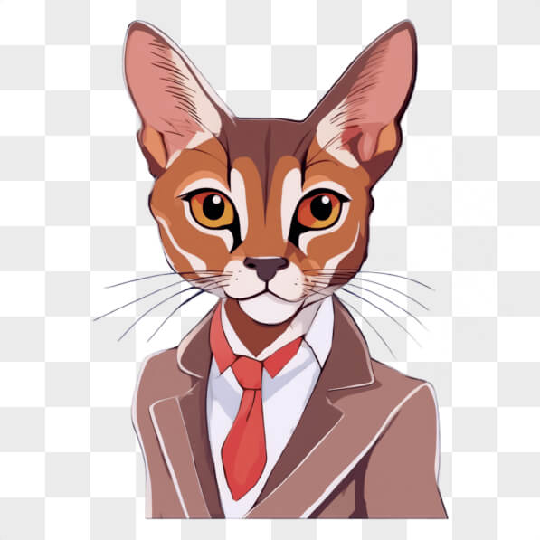 Baixe Elegante Gato de Desenho Animado de Terno e Gravata Cartoons ...