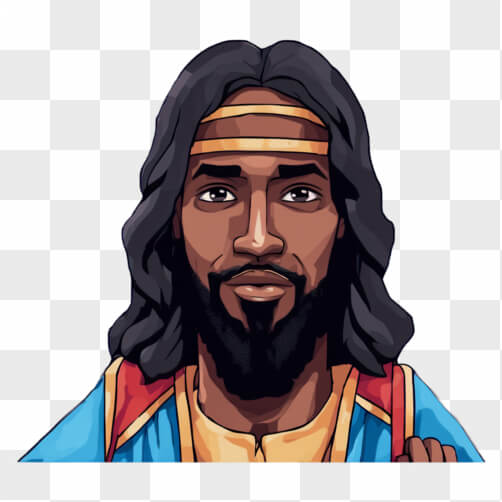 Black Jesus Clip Art
