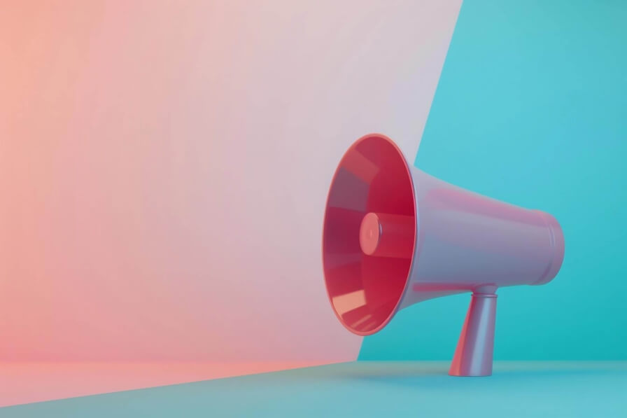 Download Kleurrijke Megafoon op Pastel Achtergrond Achtergronden online ...