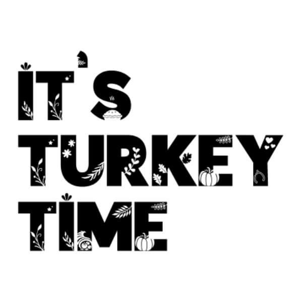 Download Thanksgiving Turkey Time Decoration with Colorful Leaves ...