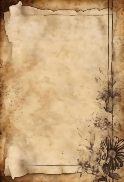 Download Vintage Paper Background with Flowers and Frame Backgrounds ...