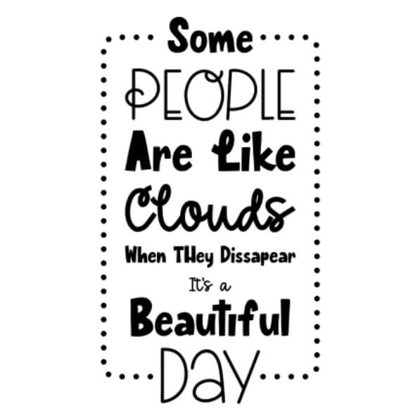Download Beautiful Day Quote Black and White Wall Art Quotes Online ...