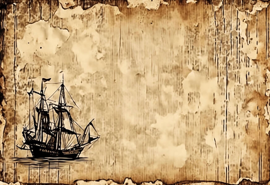 Download Vintage Nautical Old Paper Background with Sailing Ship ...