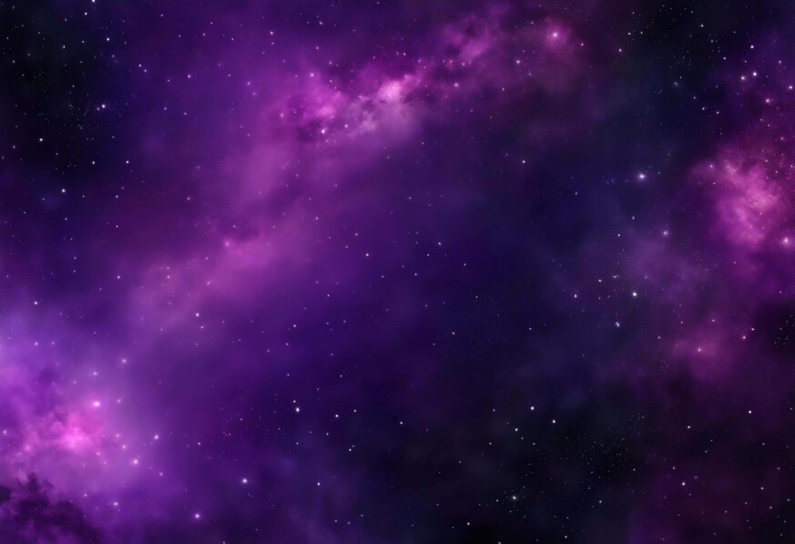Download Purple Starry Sky with Stars and Planets Background ...