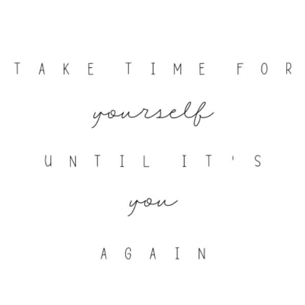 Download Take Time for Yourself Motivational Quote with White ...