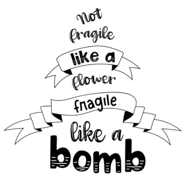 Scarica Non fragile come un fiore, fragile come una bomba ...