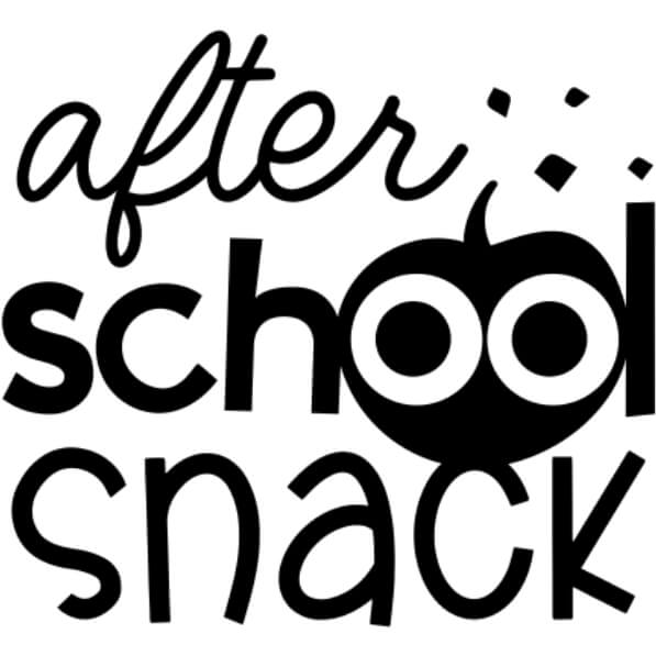 Descarga Logo de Merienda Escolar con Manzana y Confeti Citas En Línea ...
