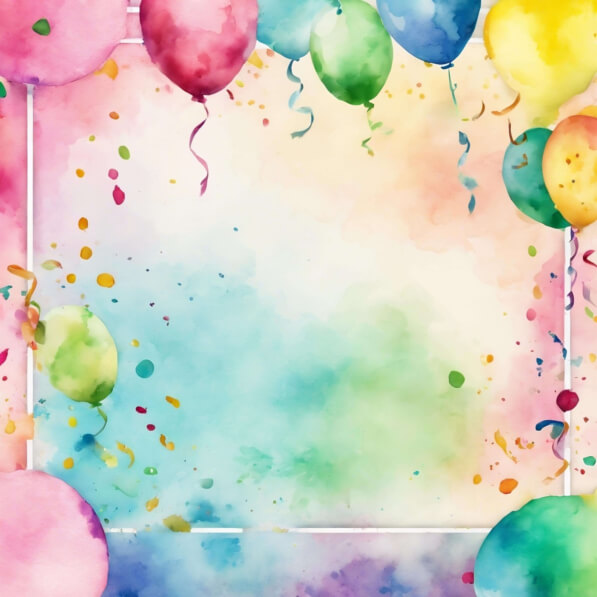 Download Colorful Balloon and Confetti Background for Celebrations Backgrounds Online - Creative ...